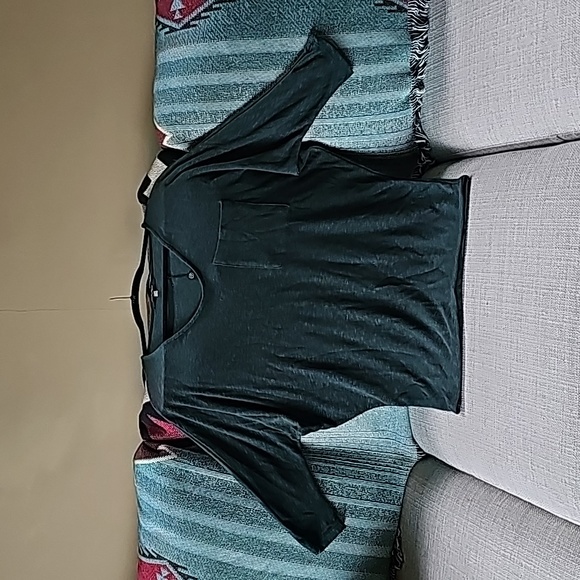 Laila Jayde | Sweaters | Laila Jayde Dark Green 34 Lightweight Knit Top ...